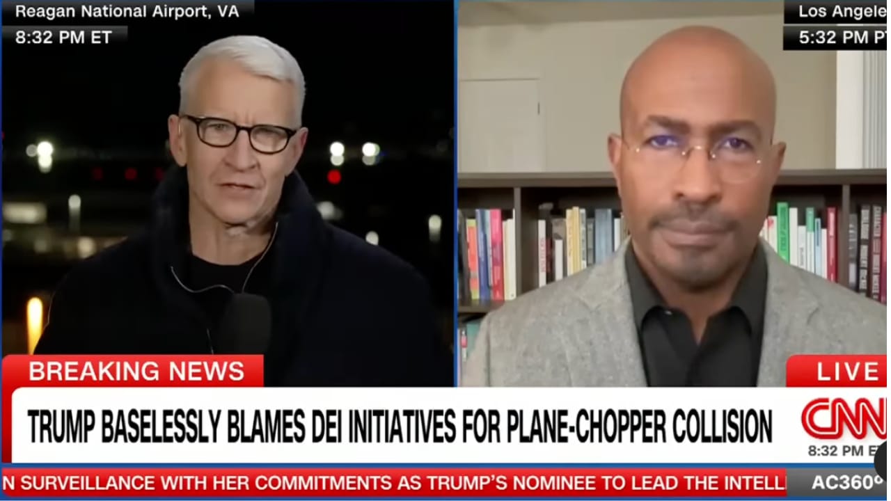 Van Jones calls President Trump ‘kindergartner’ for blaming DCA plane ...