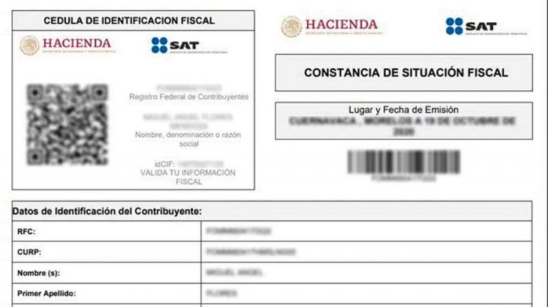 SAT | ¿Cómo obtener tu RFC gratis en PDF?