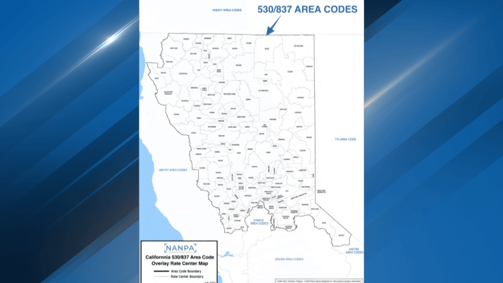 Northstate gets new 837 area code as a 530 overlay