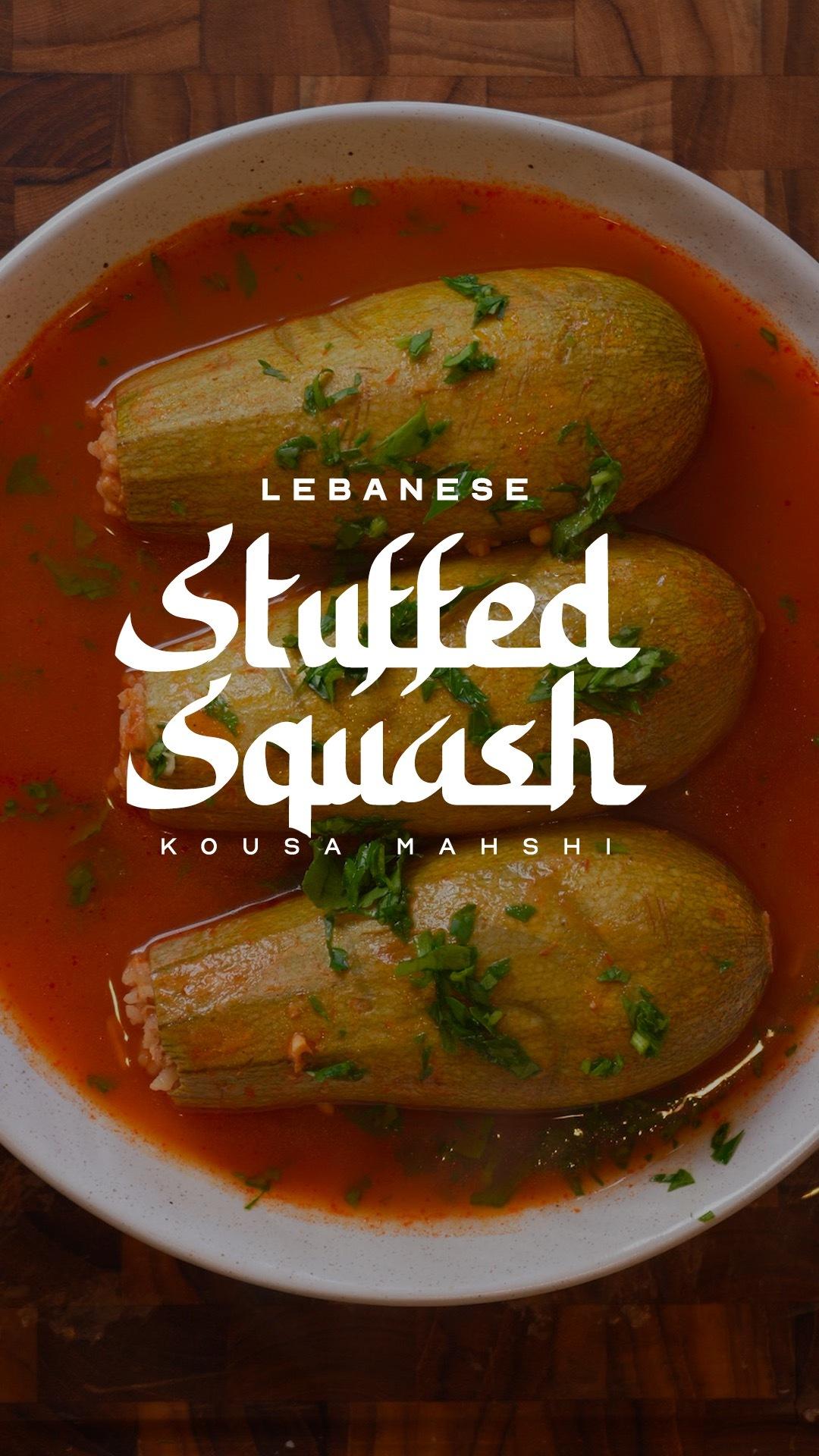 Lebanese Stuffed Squash