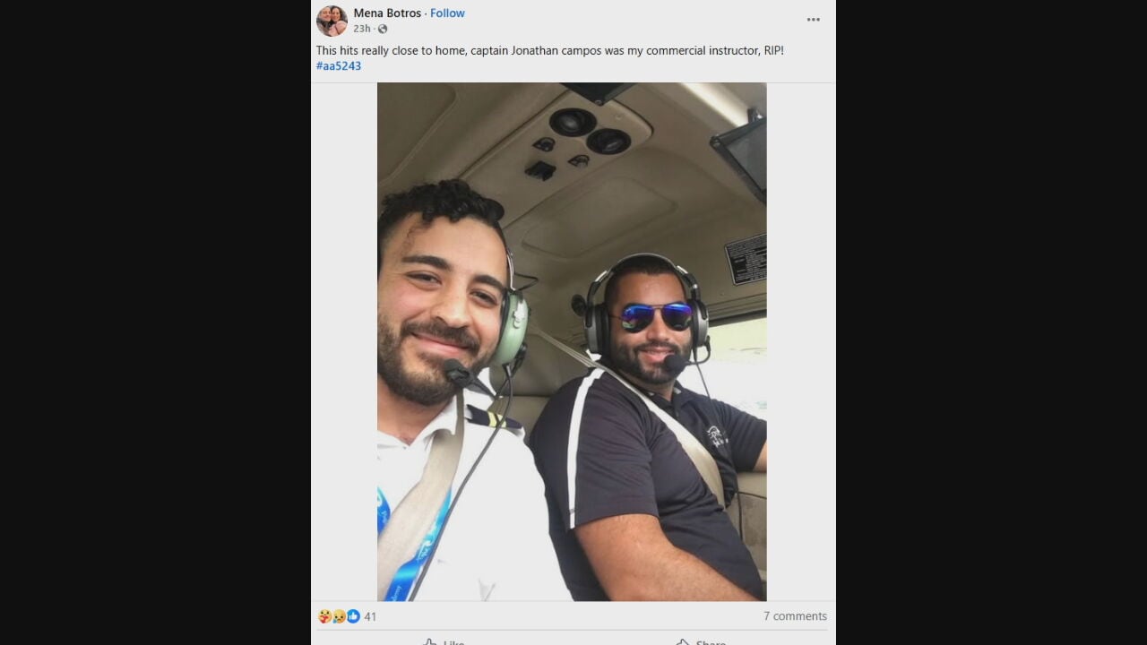 ‘Left so young’: Flight 5342 pilot remembered as leader in the cockpit ...