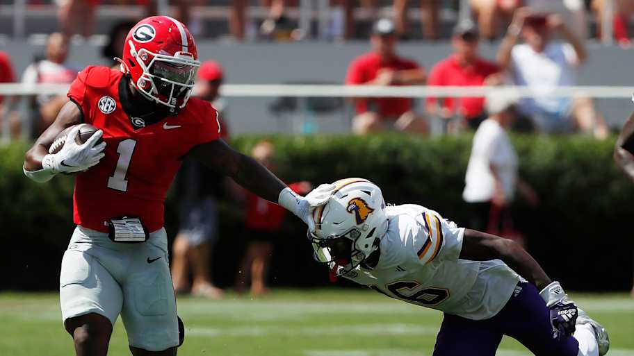 Georgia Bulldogs' Trevor Etienne Named Top Running Back During Senior ...