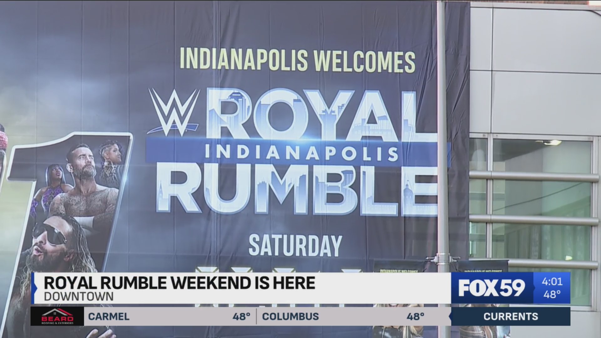 WWE's Royal Rumble Weekend in downtown Indianapolis