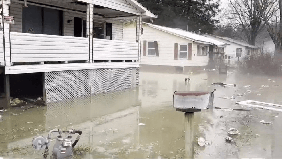 Heavy rains replace snowfall, causing high water conditions in West ...