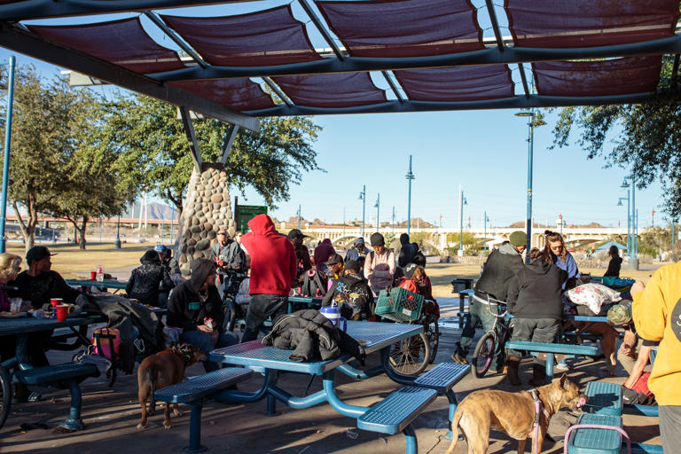 'You need a permit': Tempe, homeless advocates feud over feeding people ...