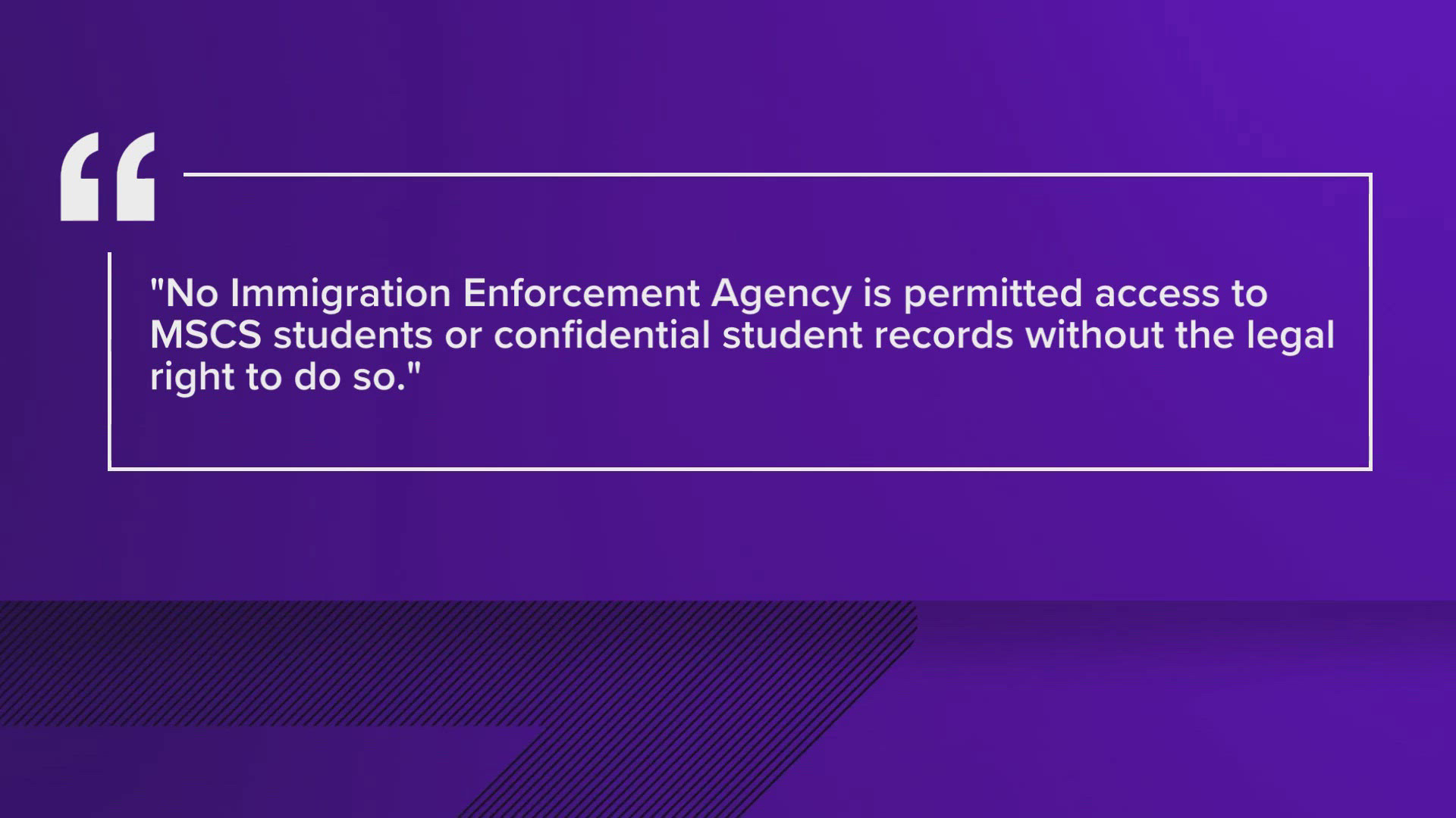 MSCS sends reassuring message to parents amid fears of immigration ... MSCS sends reassuring message to parents amid fears of immigration ...