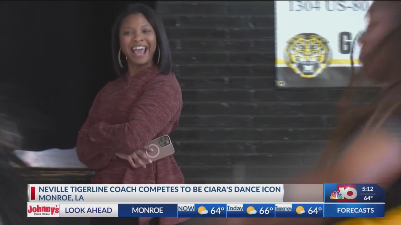 Neville Junior High Tigerline coach competes in Ciara's Dance Icon ...
