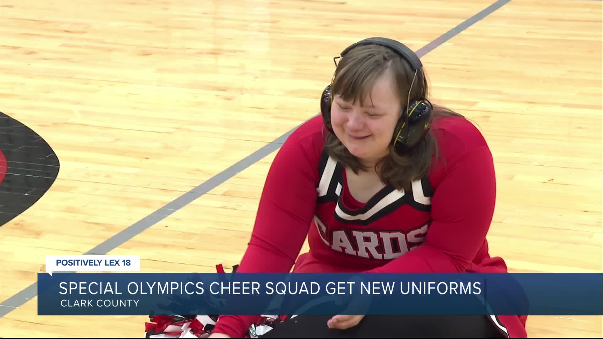 Special Olympics Cheer Squad Get New Uniforms