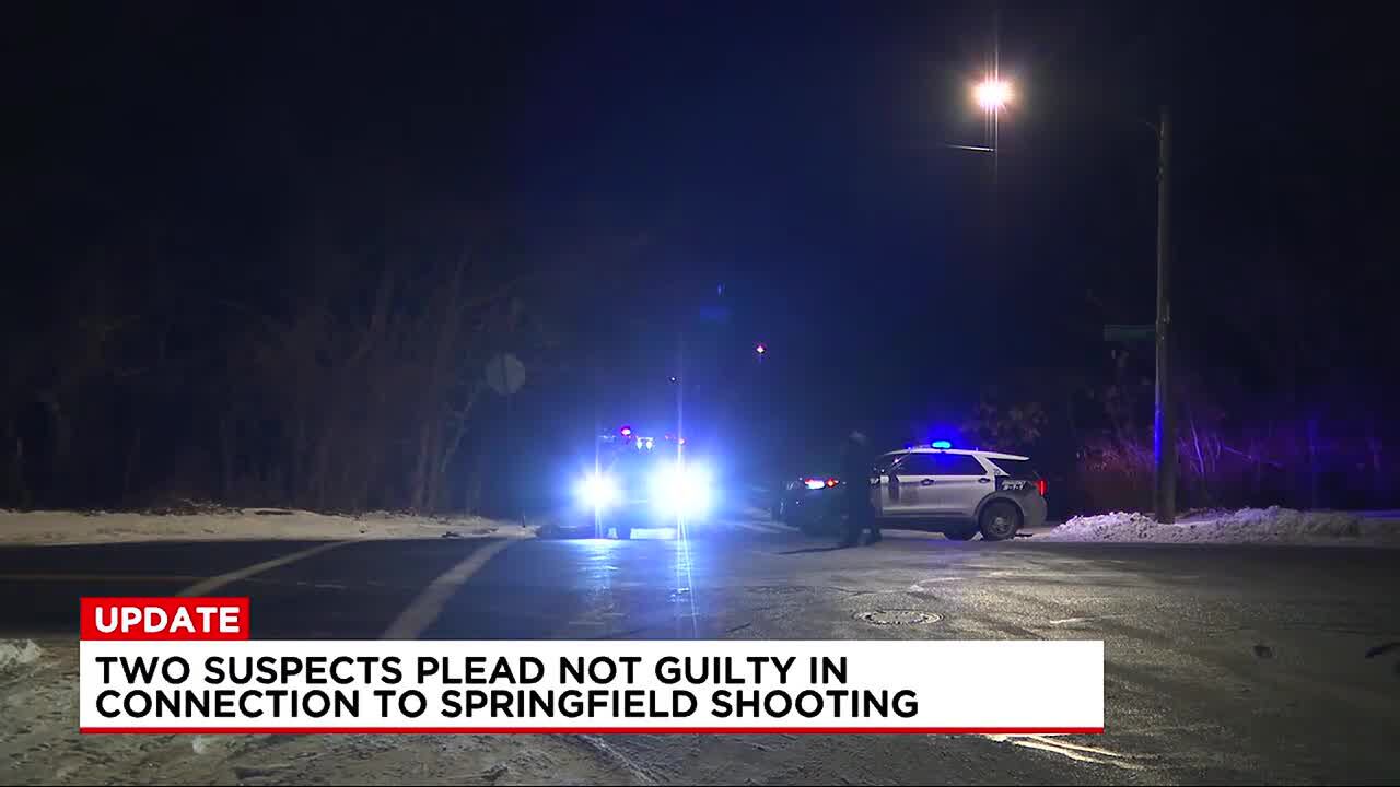 Arraignment held for 2 suspects in Springfield shooting, manhunt