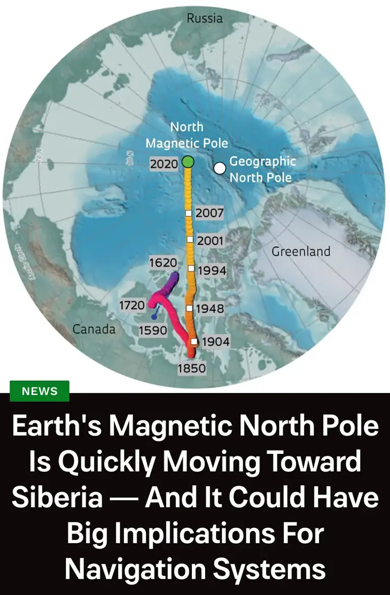 Earth’s Magnetic North Pole Is Moving: Why It’s Happening And What It Means Earth’s Magnetic North Pole Is Moving: Why It’s Happening And What It Means