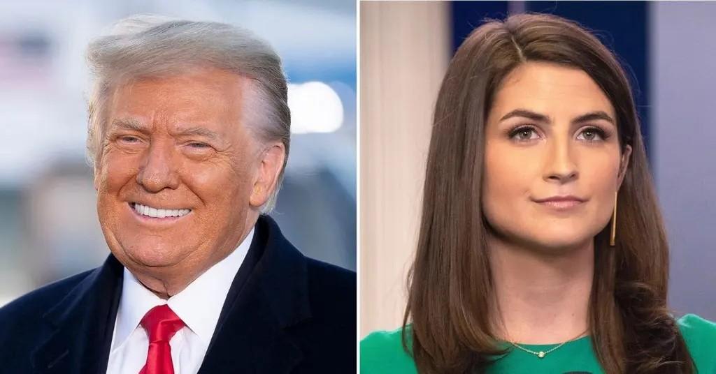 President Donald Trump Snaps at CNN's Kaitlan Collins Over DEI Inquiry at Washington, D.C ...