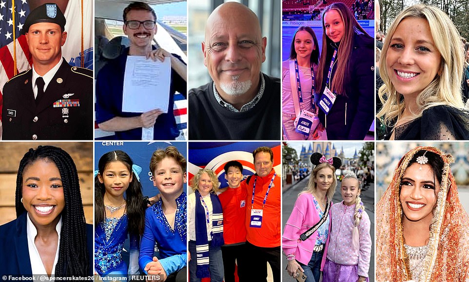 Full list of DC plane crash victims