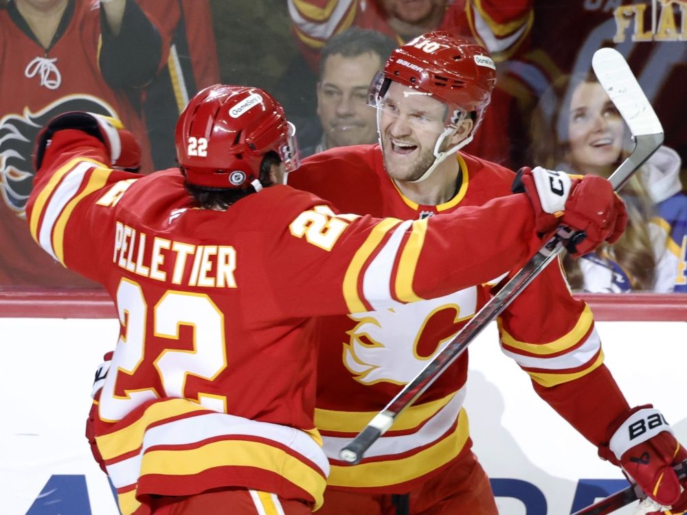 Flames star Jonathan Huberdeau reacts to Jakob Pelletier’s departure ...