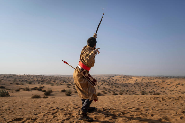 Photo essay: The ancient art of Mamluk archery brought to life in Umm ...