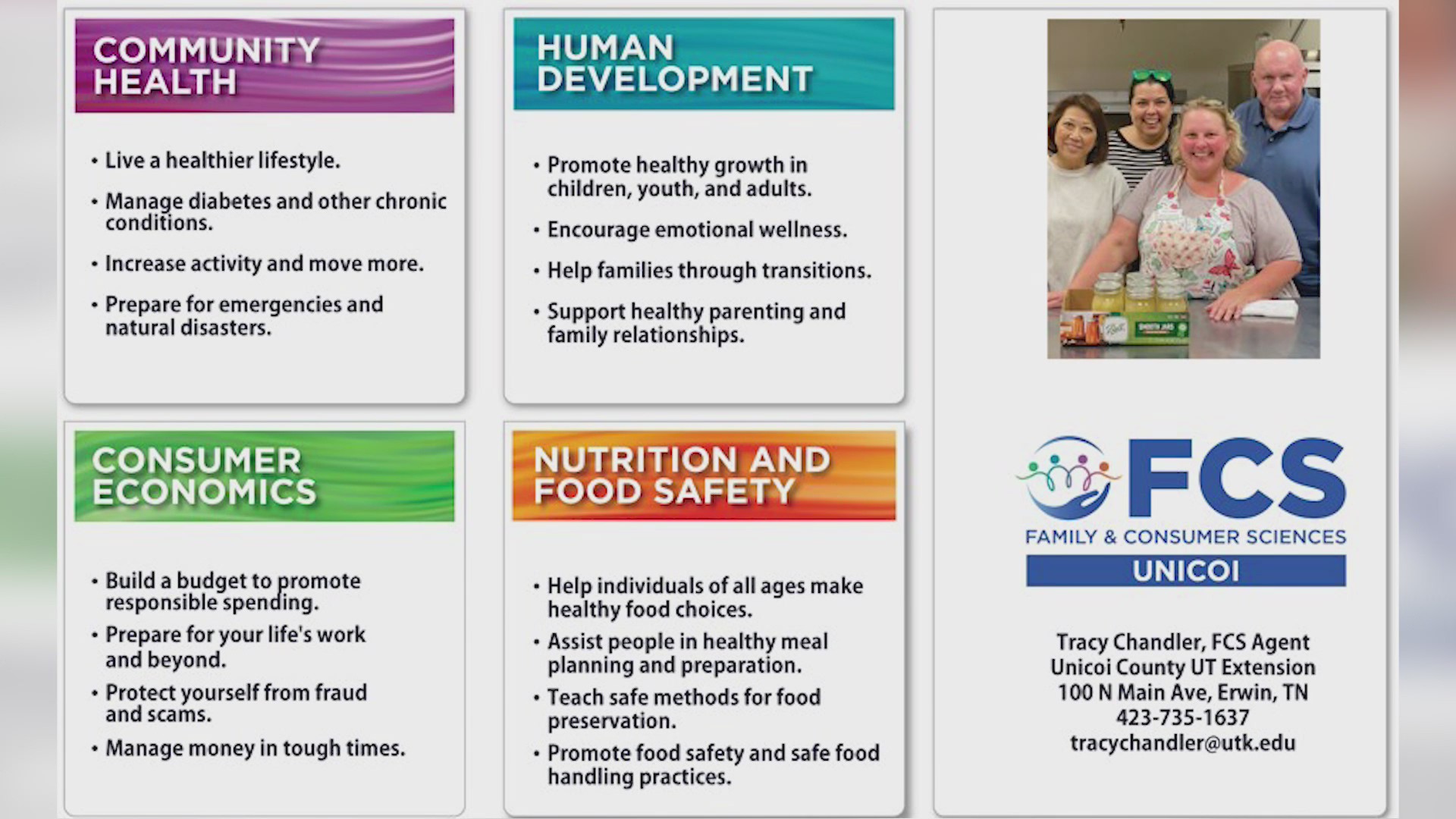 Local UT Extension offices offering slate of community courses