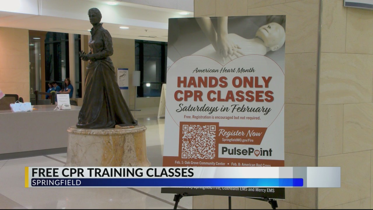 Free CPR training classes start Saturday
