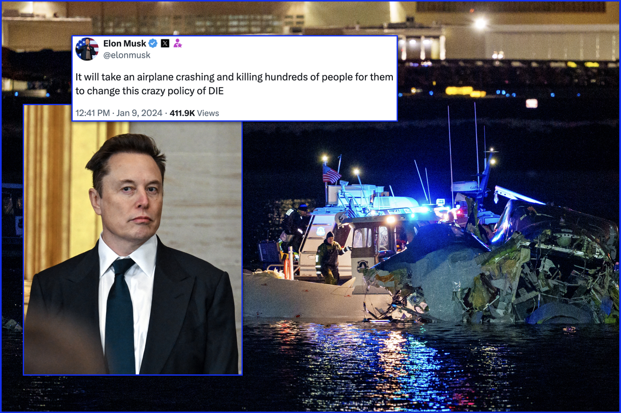 'Suspicious' Elon Musk Tweets About Needing a Plane Crash to Change DEI ...