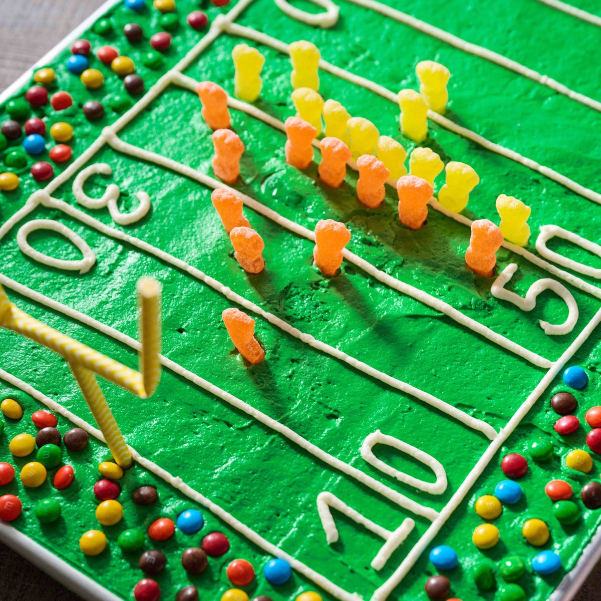 This Football Sheet Cake Will Have Every Fan Cheering