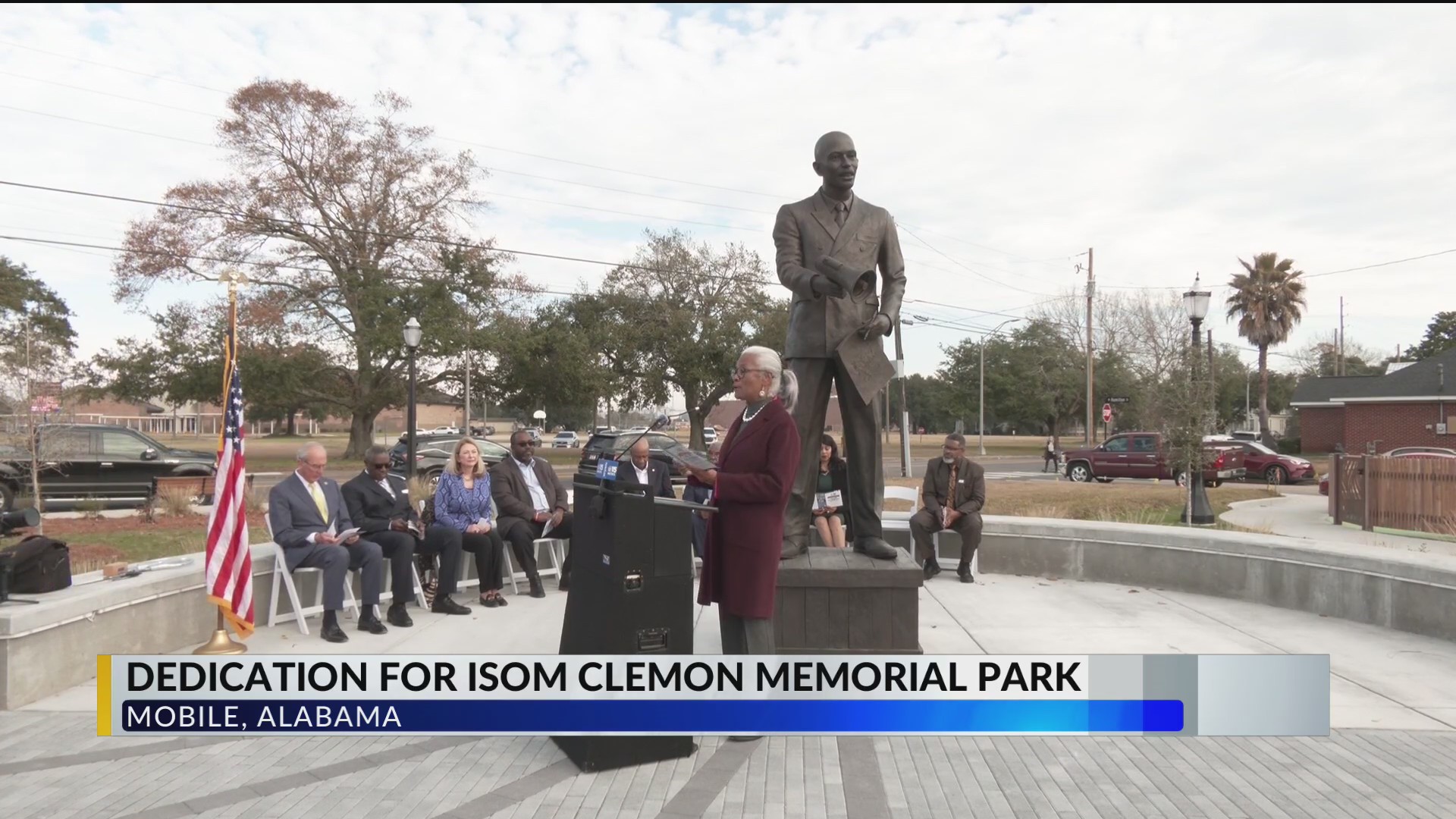 Isom Clemon Civil Rights Memorial Park now open in downtown Mobile
