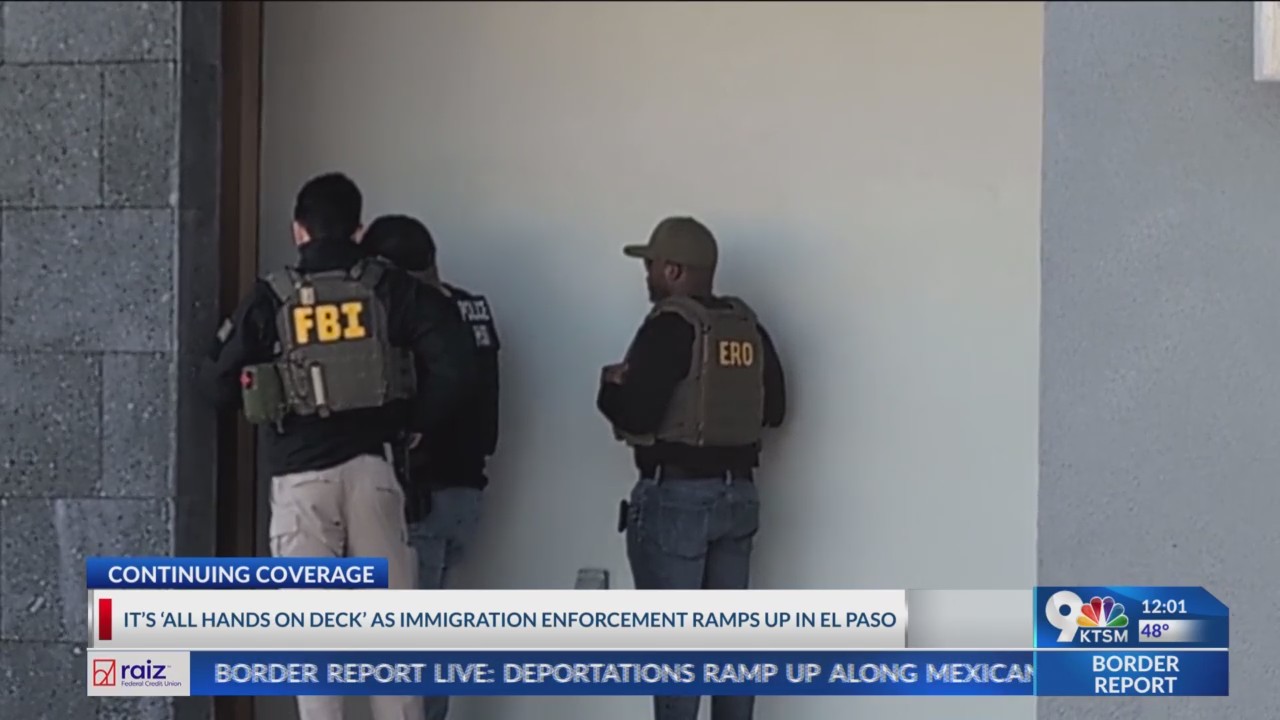 EP FBI, DEA agents assist with immigration enforcement
