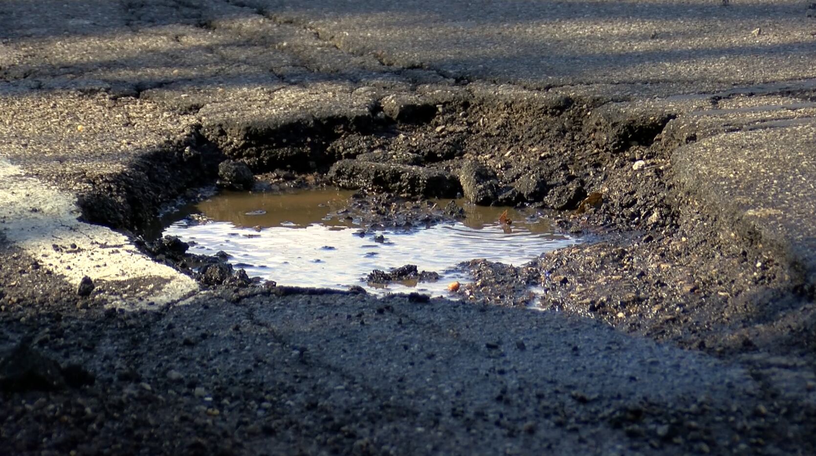 Here's how to report a pothole