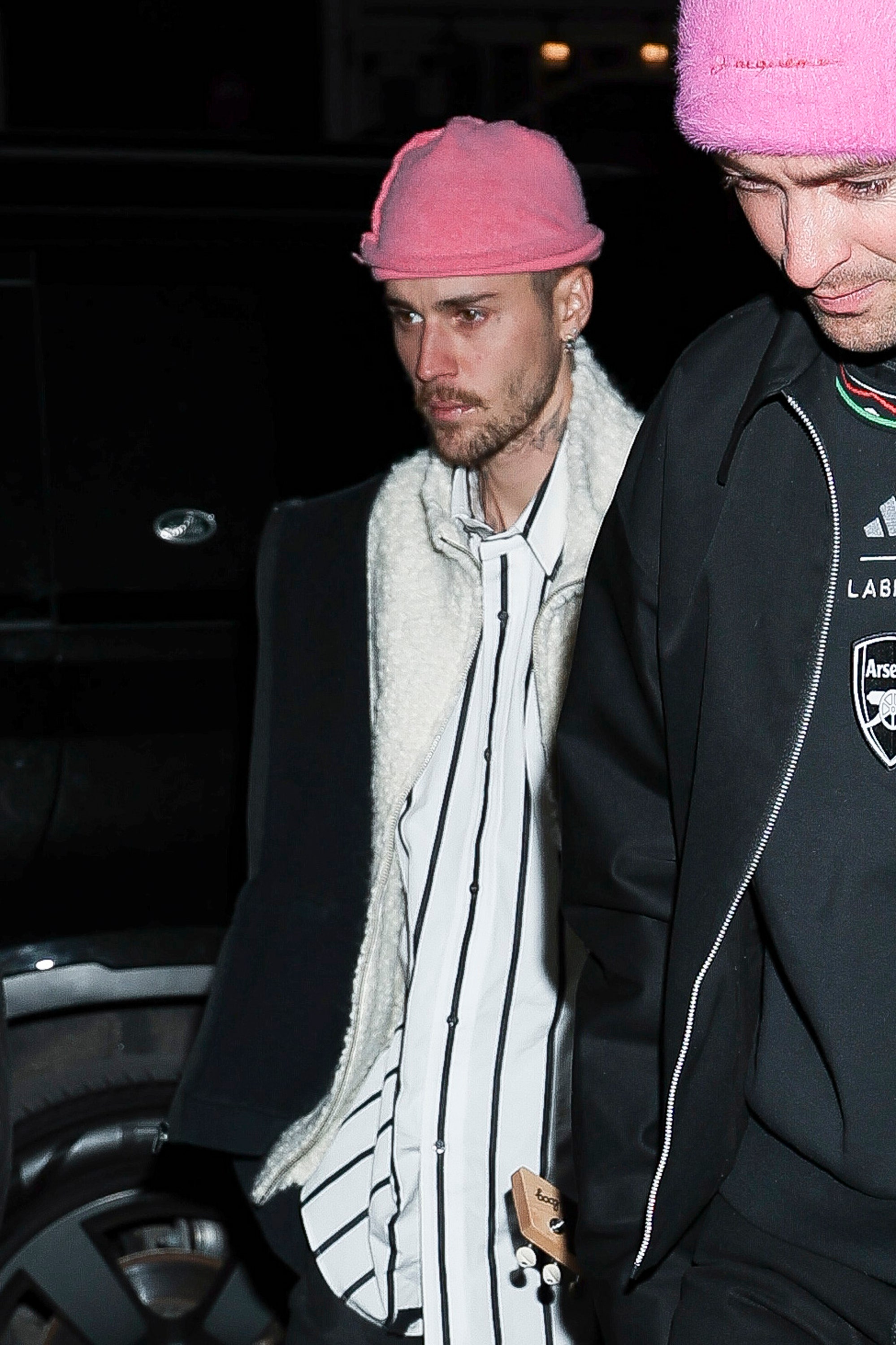 Justin Bieber Hit Manhattan With a Fresh Buzz Cut and Blinding Neon Duds