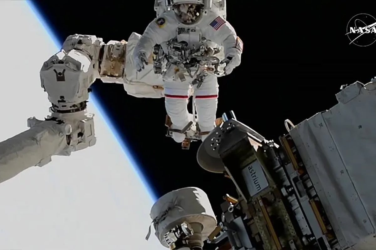 Astronaut stuck on International Space Station for months just broke ...