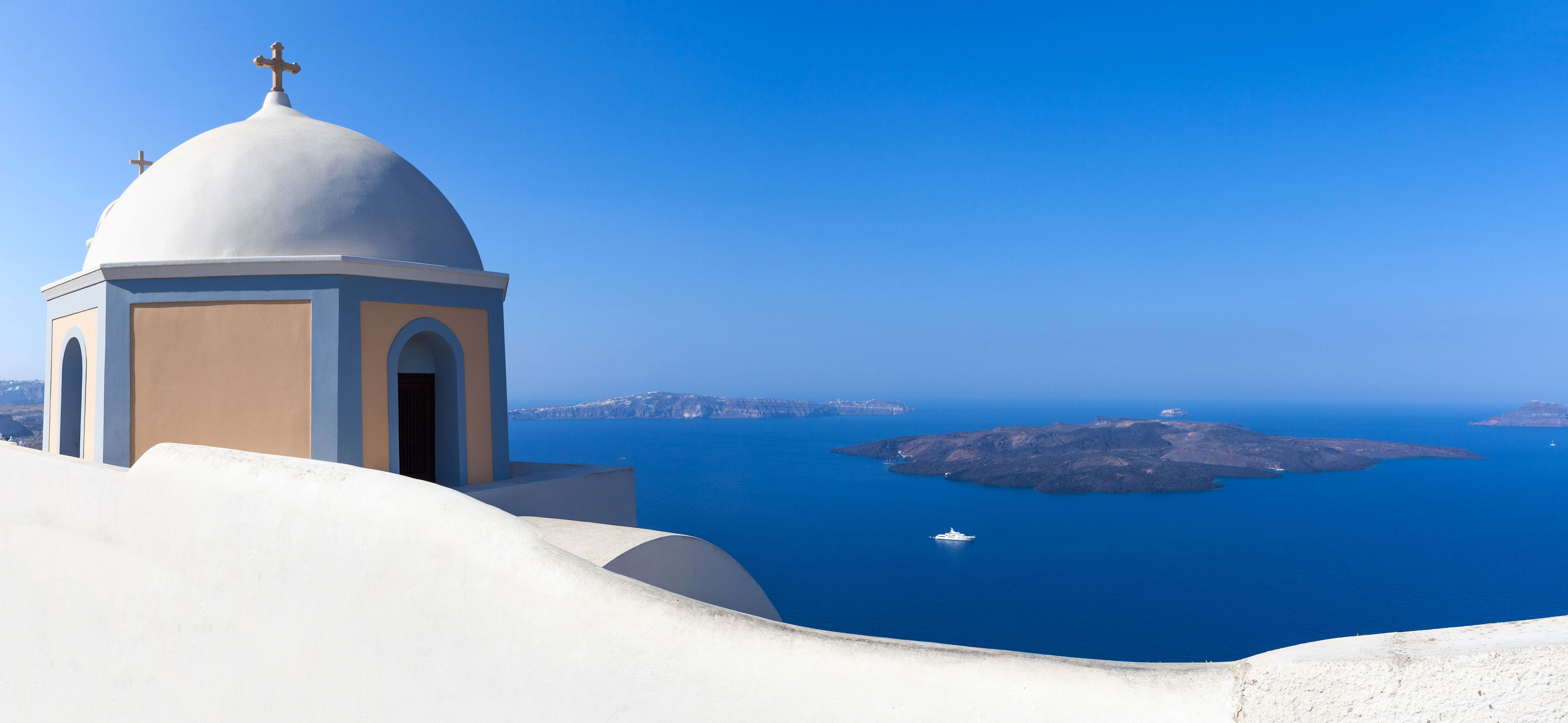 Famed Tourist Hotspot of Santorini in Greece Under Watchful Eye as ...
