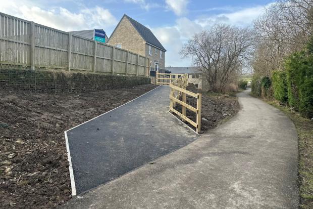 New ramp provides access to popular walking and cycle route