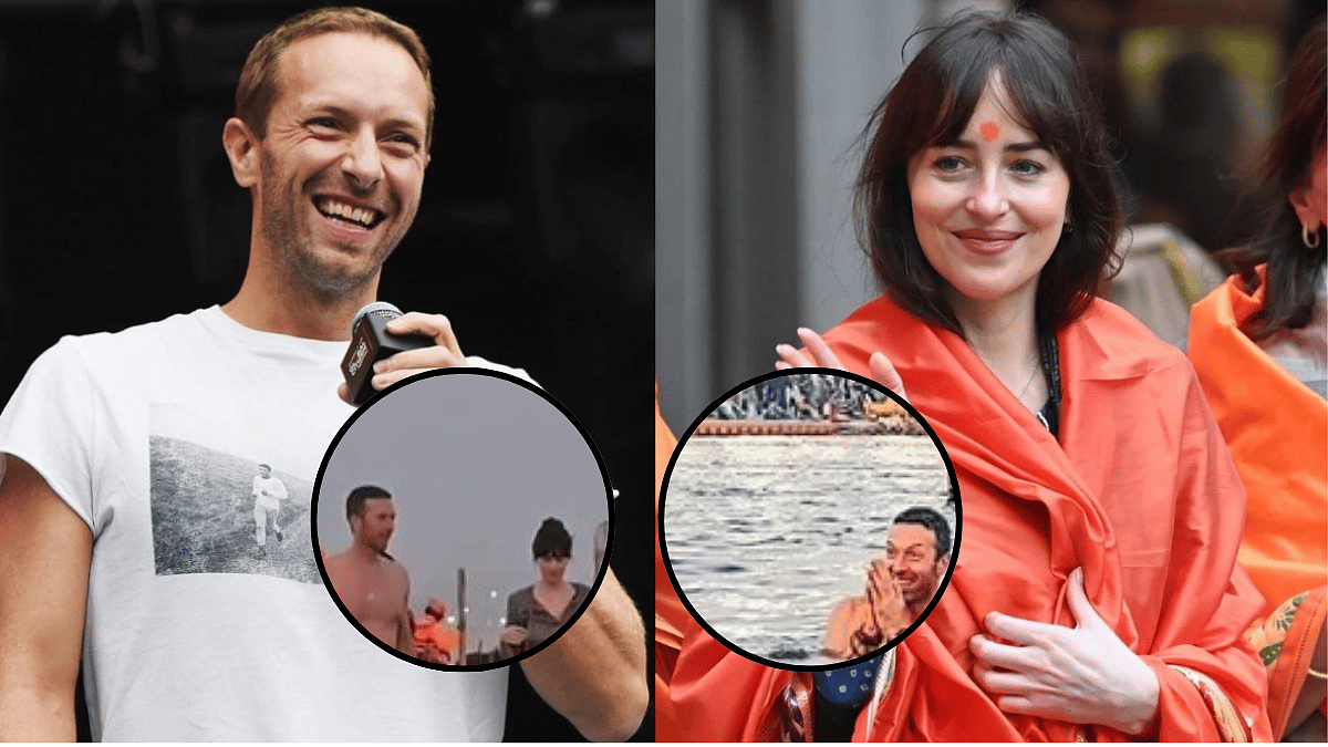 Coldplay's Chris Martin And His Girlfriend Dakota Johnson's Maha Kumbh ...