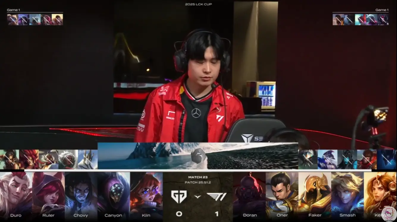 LCK：Ruler确实老了！上中完美开团GenG大龙厄塔汗一波击败T1