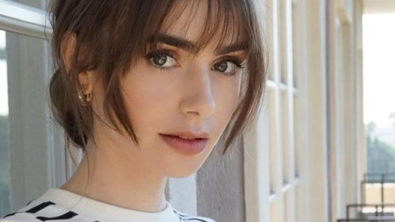 Lily Collins revela primeira foto da filha bebé Lily Collins revela primeira foto da filha bebé