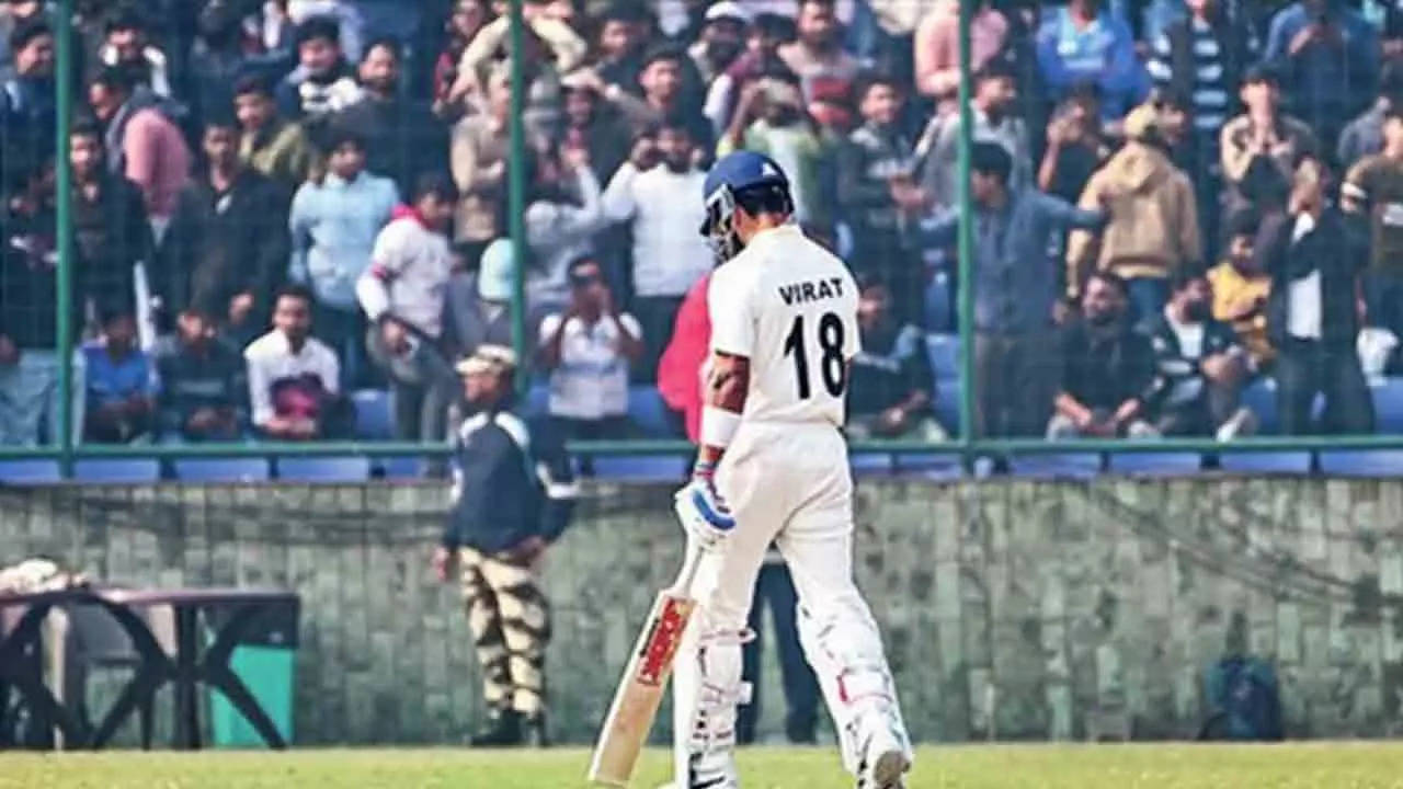 Virat Kohli's big Ranji Trophy comeback ends in 15 balls Virat Kohli's big Ranji Trophy comeback ends in 15 balls