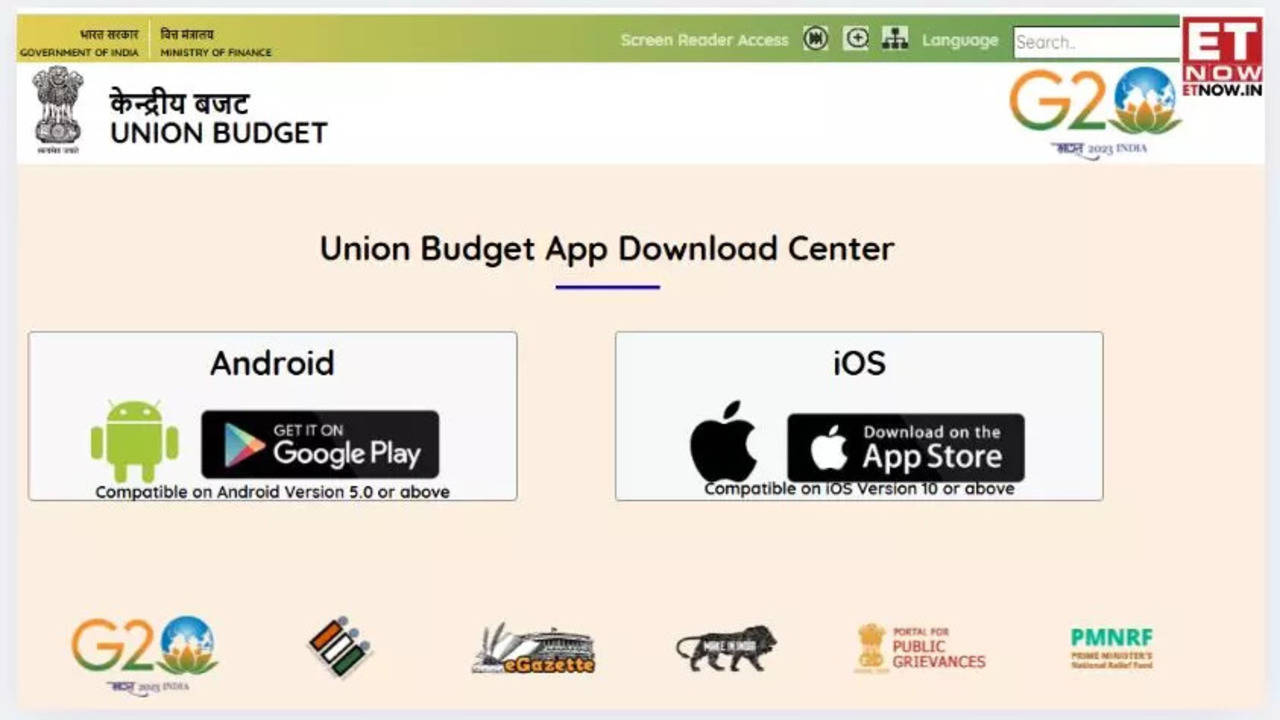 Budget app download free on mobile from www.indiabudget.gov.in - Android Google Play, iOS Apple ...