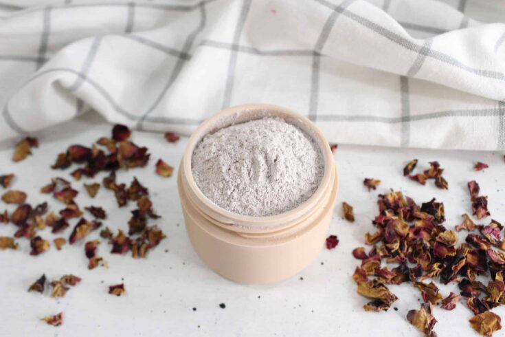 DIY Herbal Rose Baby Powder