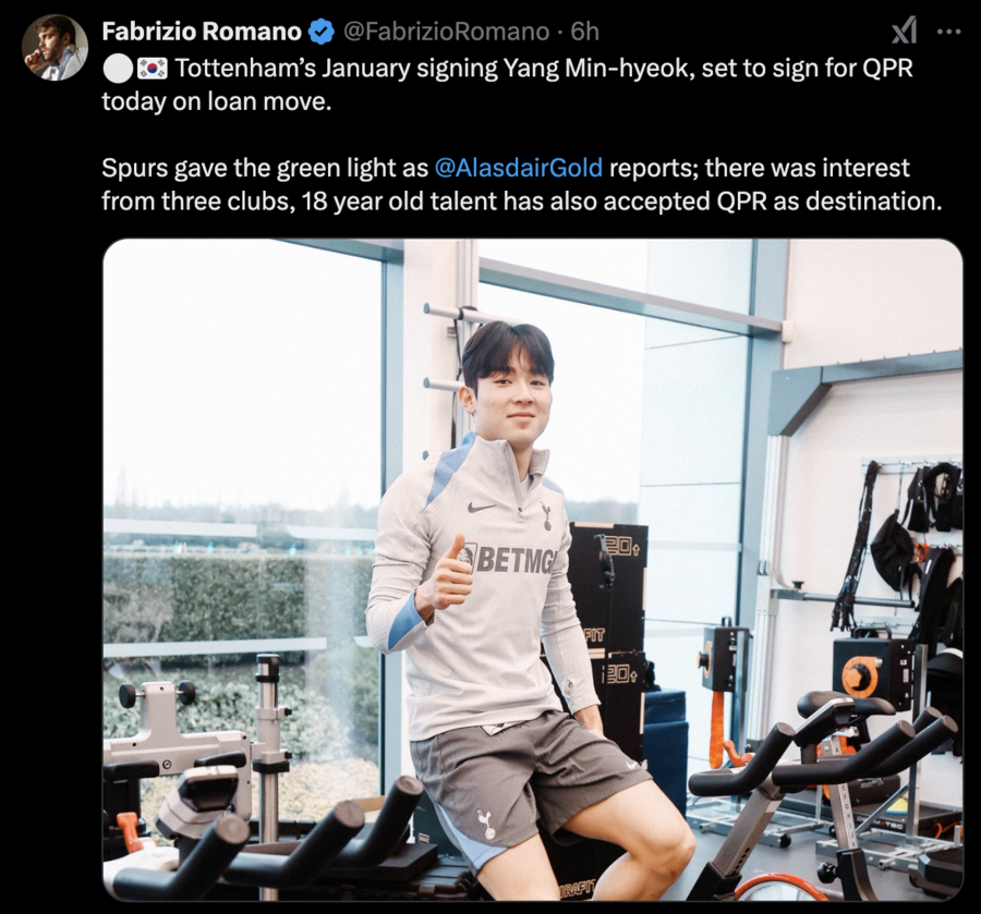 찬YANG하라! QPR 발표 “양민혁 밀월전 데뷔 가능성”→유니폼 이벤트 ‘기대폭발’...“꼭 성공하고 싶다” 양민혁도 기대에 ...