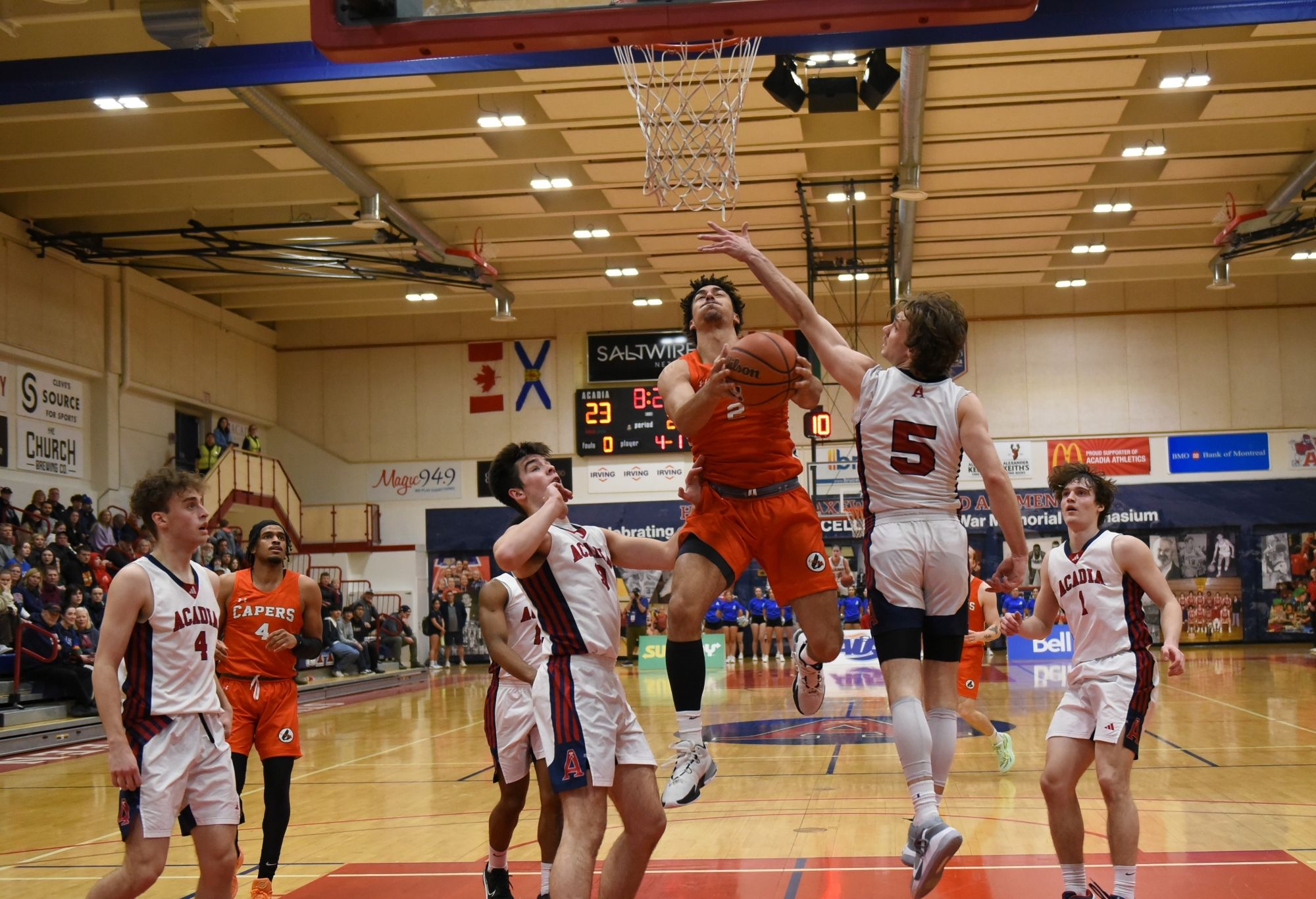UNIVERSITY BASKETBALL: Cape Breton Capers dropped by Acadia on the road