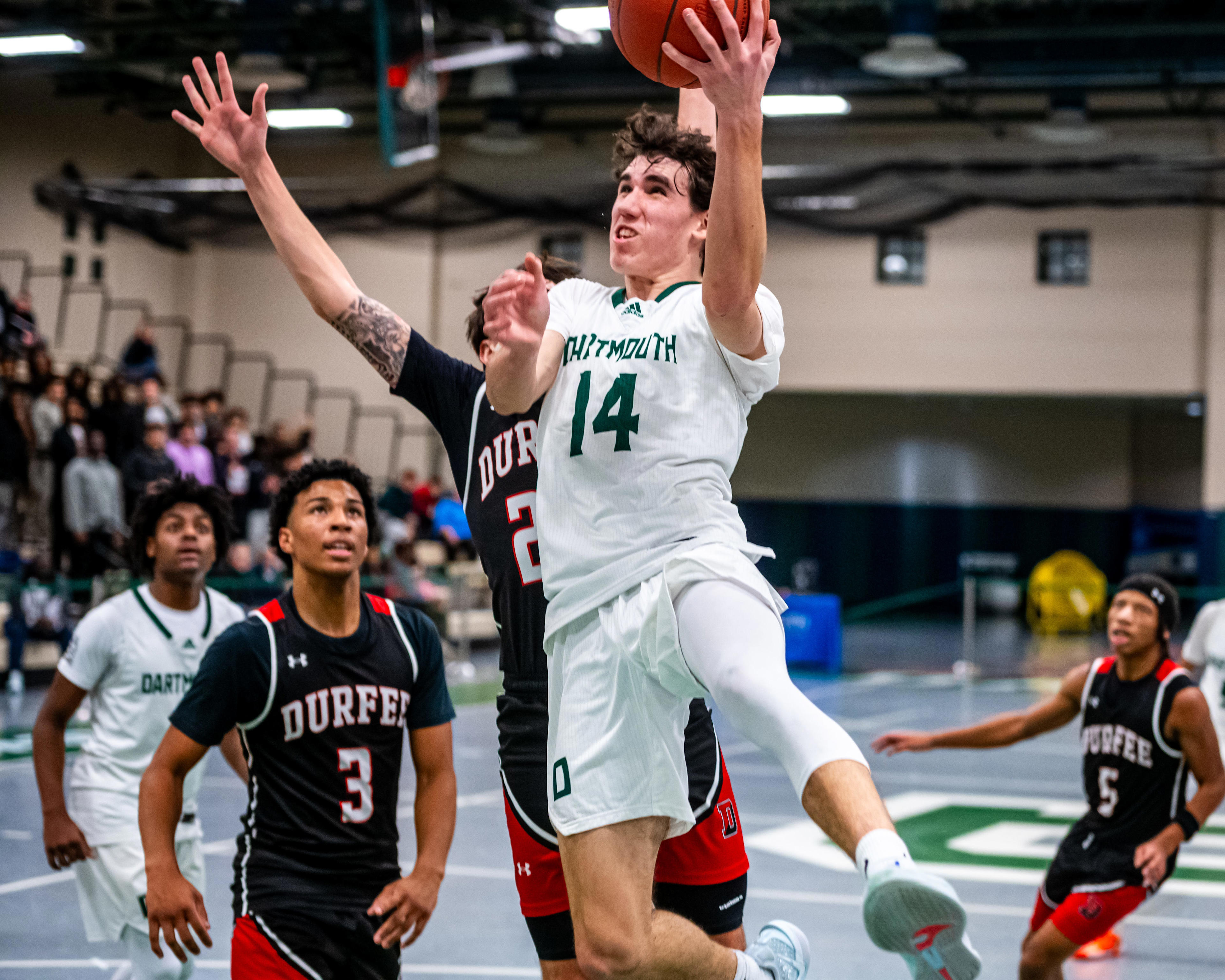 Baseball ace is the 'heart and soul' of Dartmouth's boys basketball team