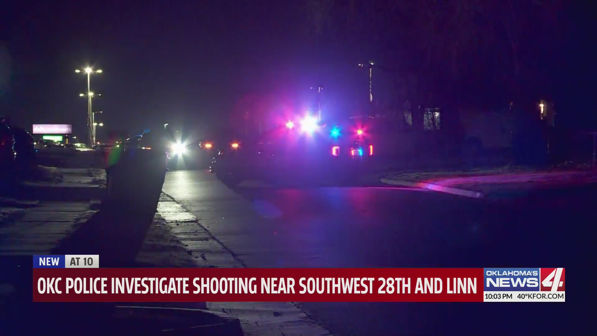 OKC police investigate shooting near southwest 28th and Linn