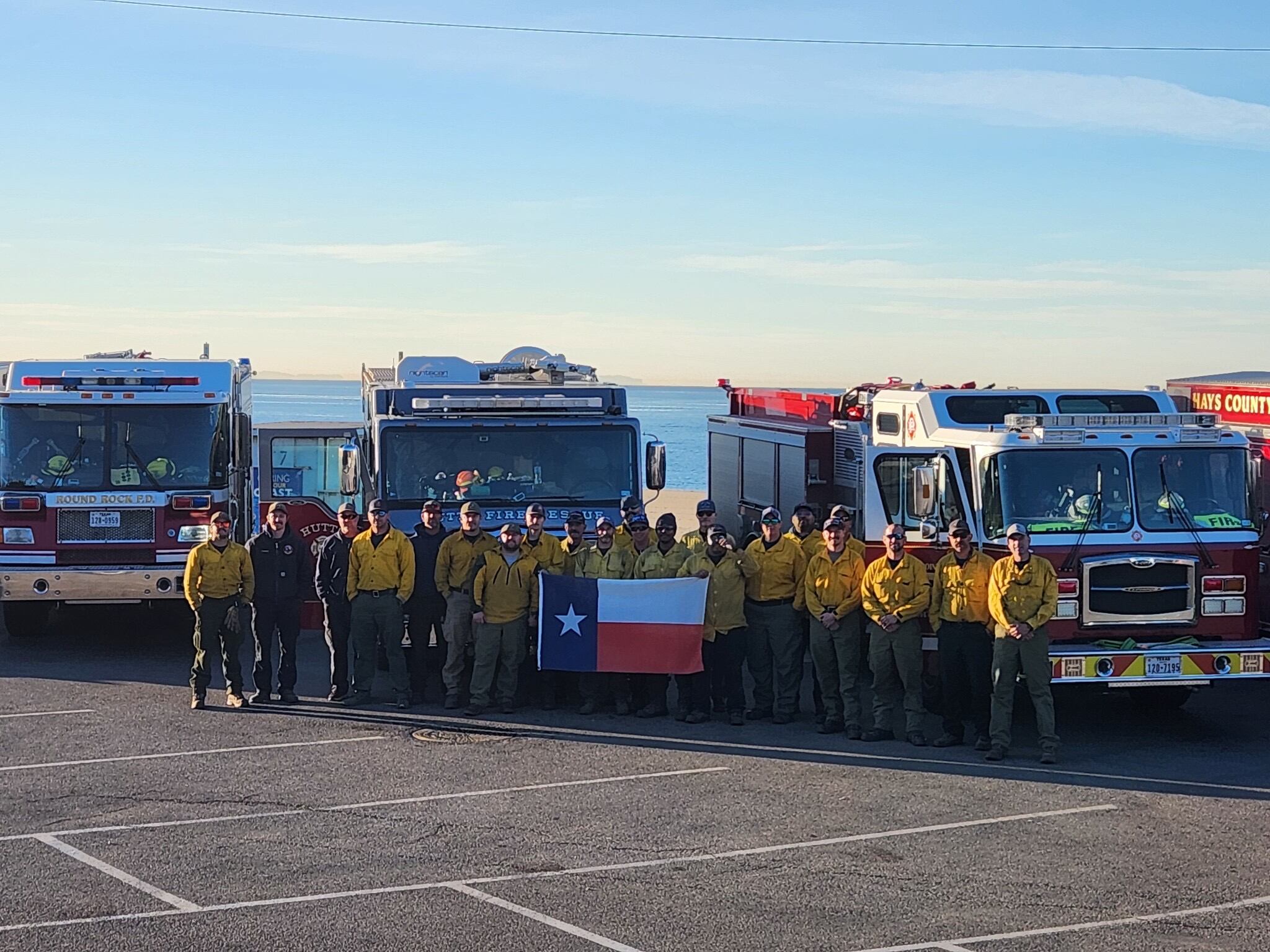 Bryan firefighters return home from deployment to the California wildfires