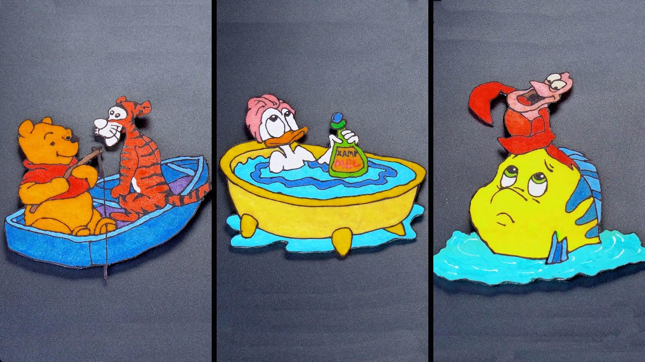 Making Disney Characters 🥞 Mickey, Pooh, Donald Duck, and More ...