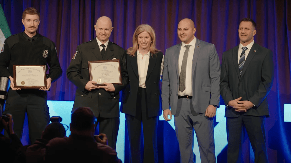 Altoona police officers honored by NYPD