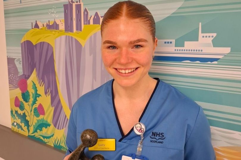 Hero Scots nurse handed top award for saving life of seriously ill mum