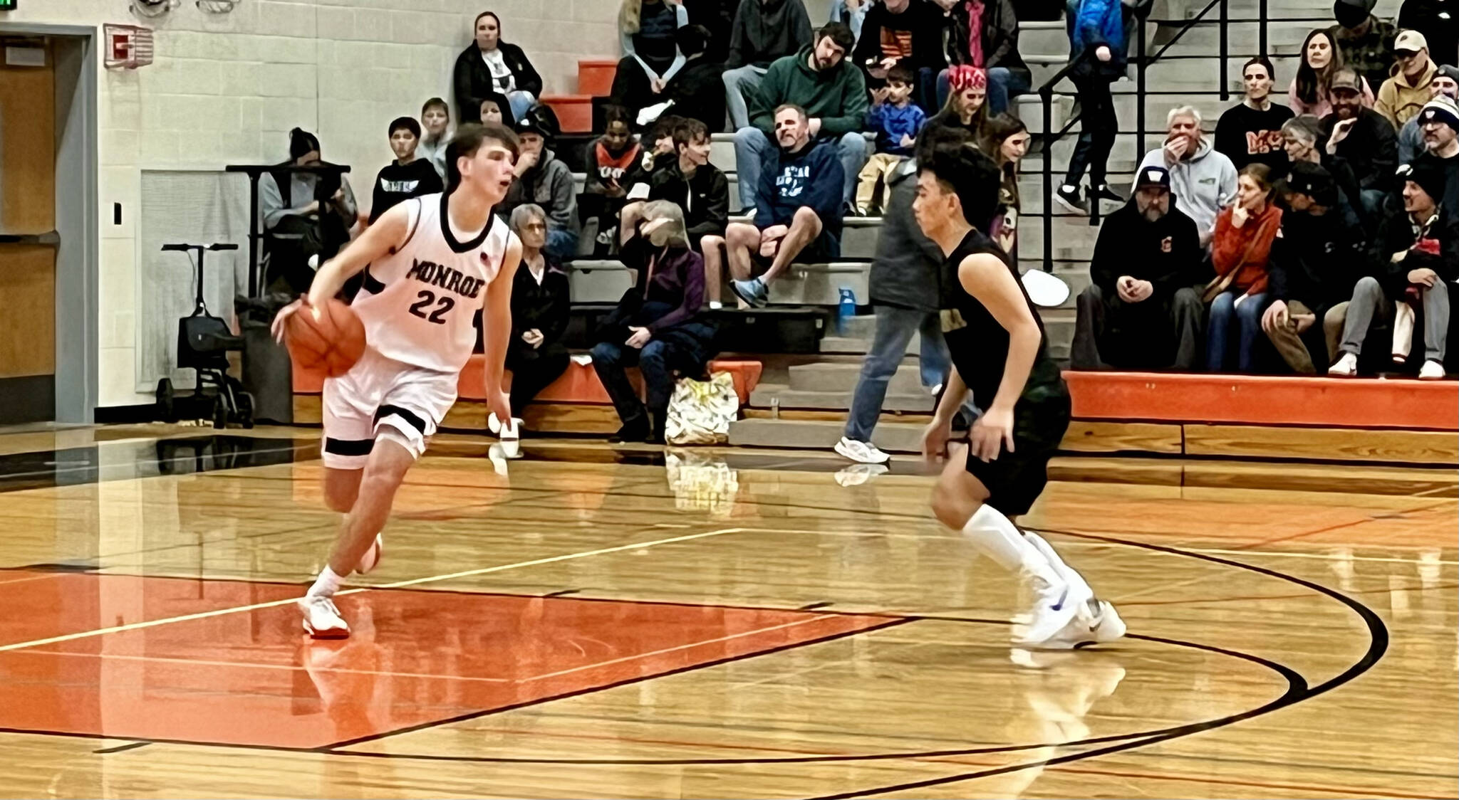 Monroe boys basketball clinches 1st Wesco North 3A/2A title since 2011