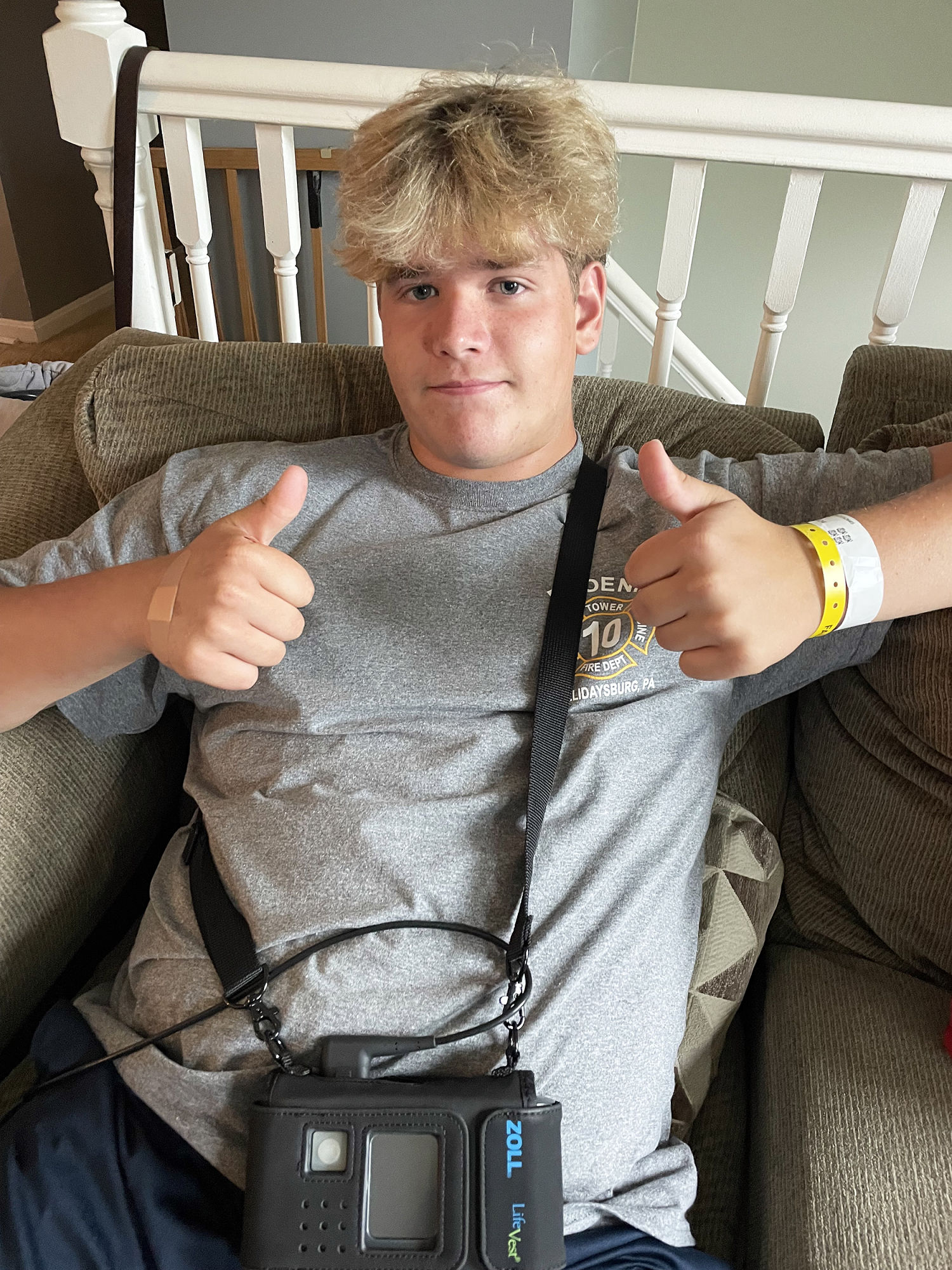 High school football player experiences cardiac arrest after hit ...