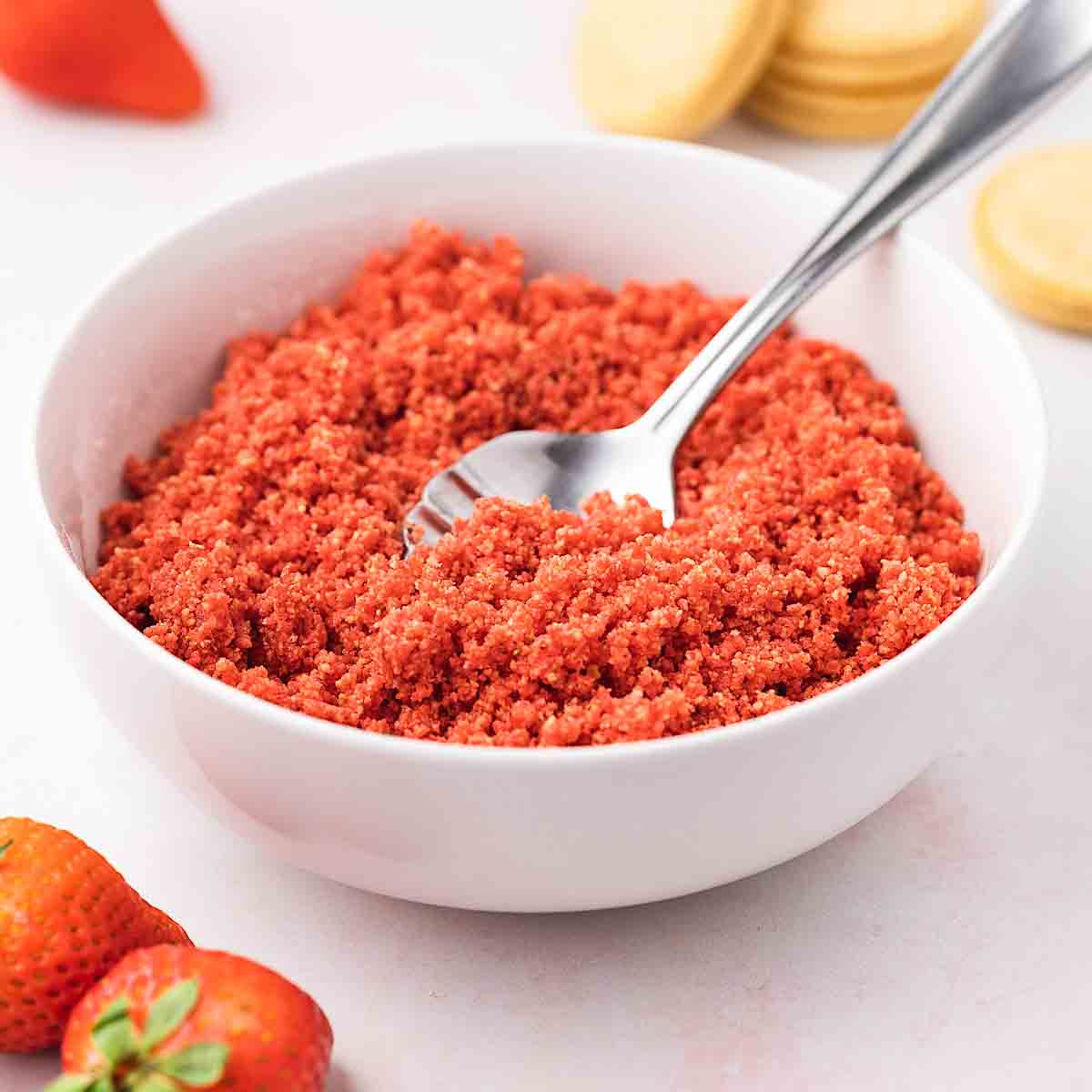 Strawberry crunch topping recipe