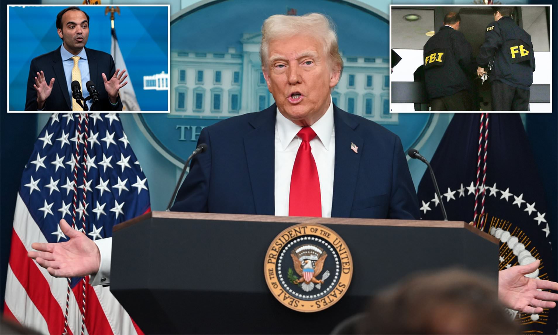 Trump makes shock firing hours after FBI agents are 'escorted out'