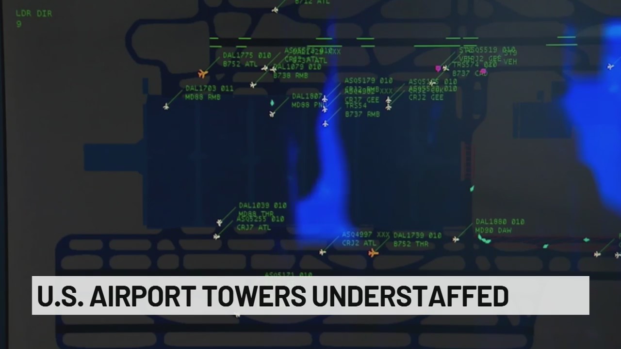 U.S. airport towers understaffed