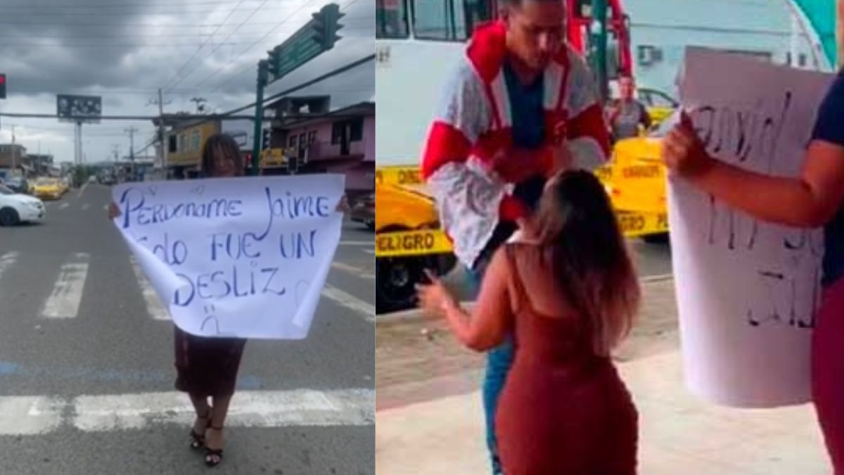 VIDEO: De rodillas le pide perdón a su marido por acostarse con su cuñado