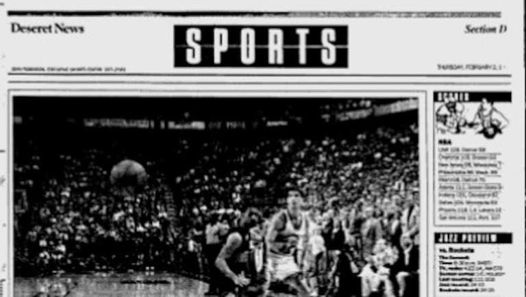 Deseret News archives: Jazz’s John Stockton broke Magic’s NBA all-time ...